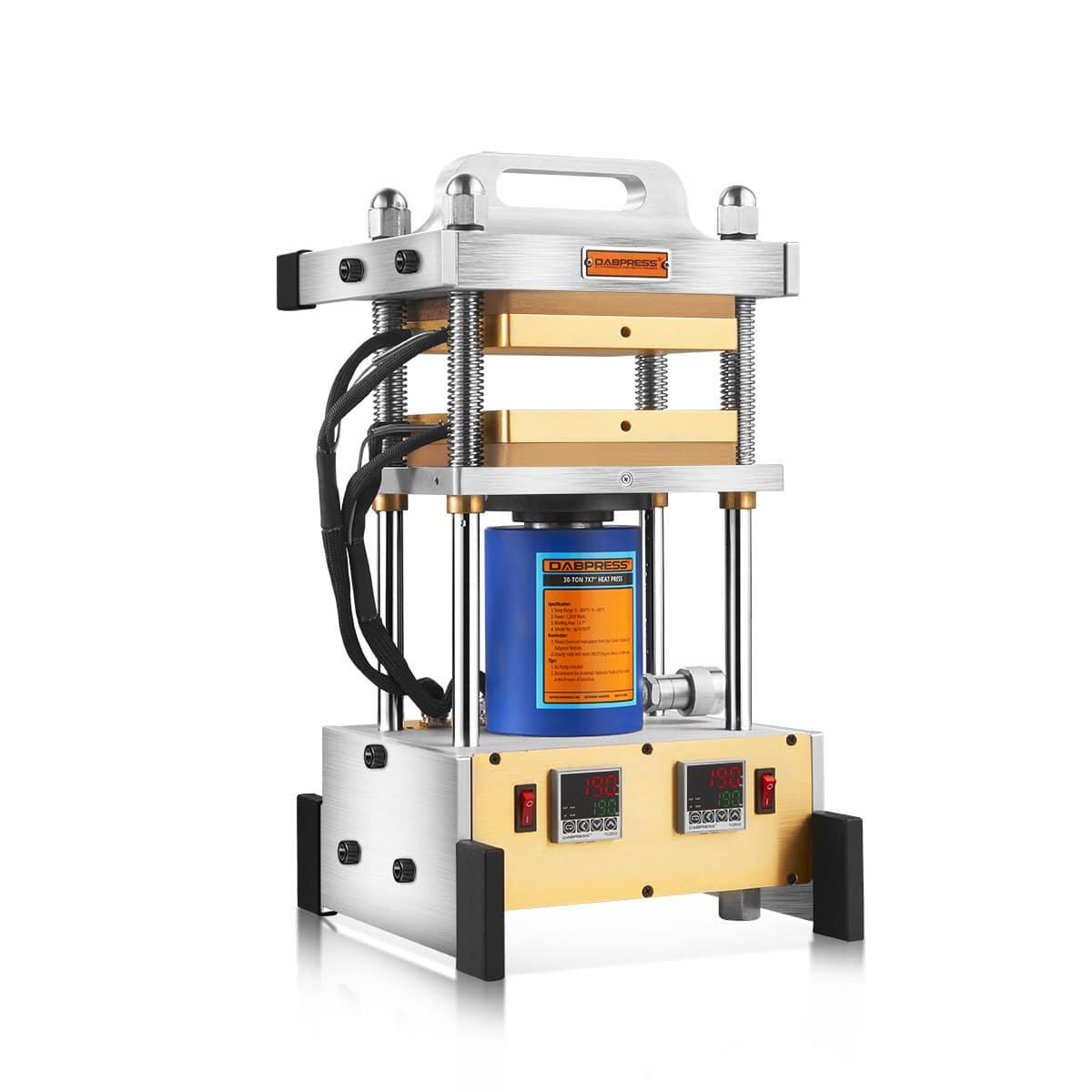 Dabpress 30 Ton Industrial Rosin Press - 7x7" Heated Platens, 4 Heatin ...